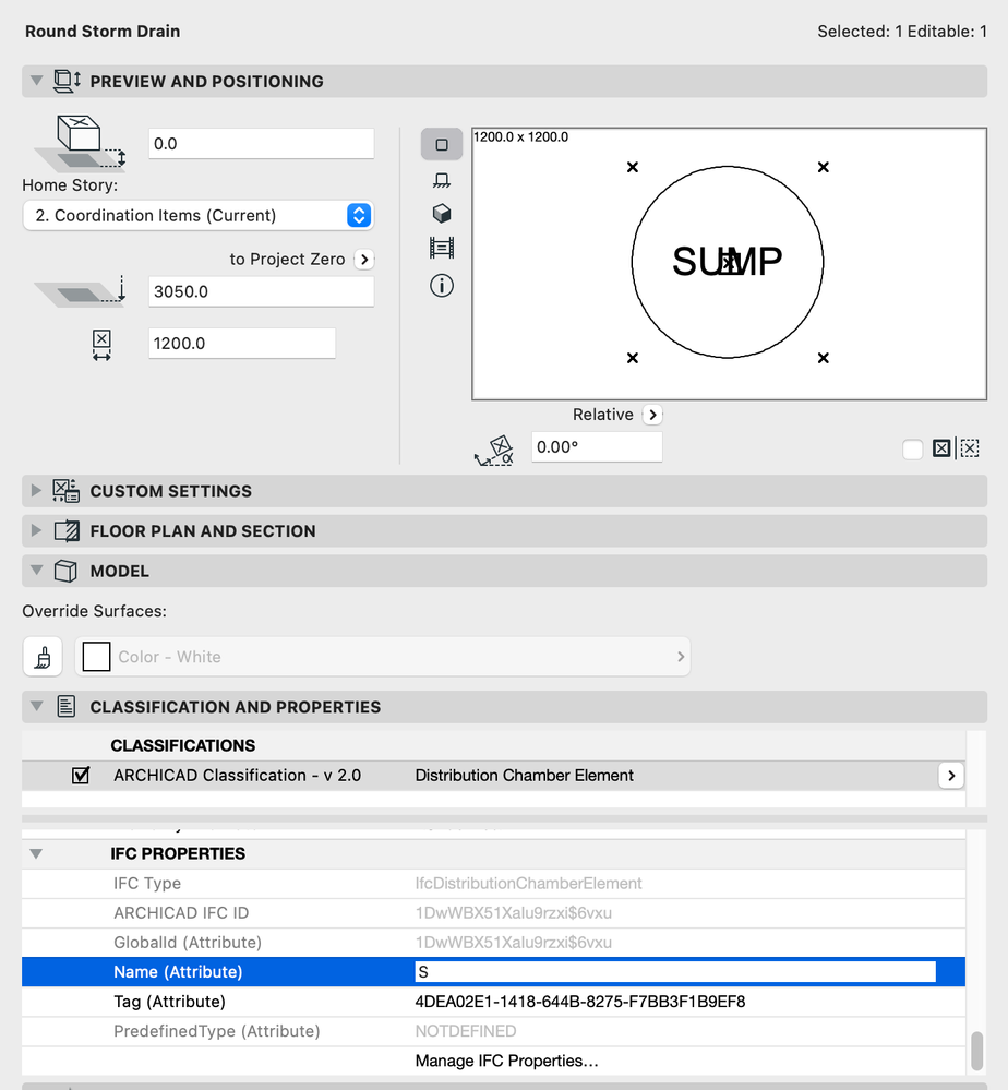 Ifc Mapping Properties For Export And Predefined Typ Graphisoft