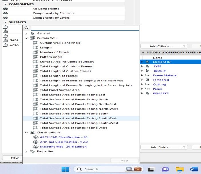 Solved: Curtain wall schedule NOT showing right dimensions... - Graphisoft Community
