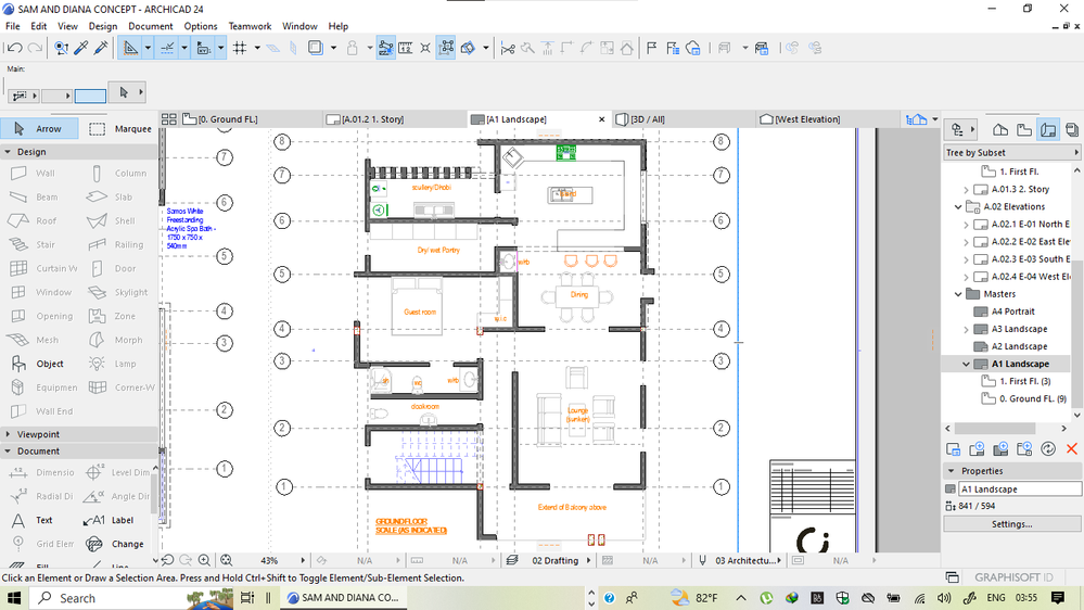 Solved: MISSING DOORS AND WINDOWS IN LAYOUT SPACE. - Graphisoft Community