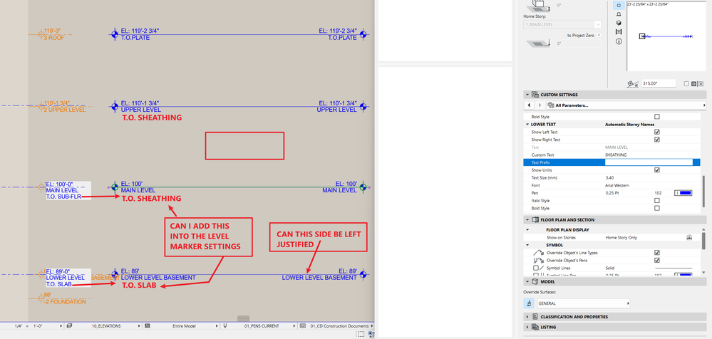 LEVEL MARKER CUSTOM TEXT SETTINGS - Graphisoft Community