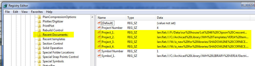 Delete items from recent documents list - Graphisoft Community