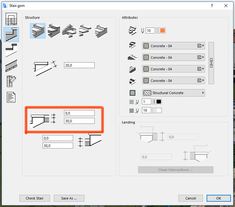 Solved: Stair and slab connection in section view - Graphisoft Community