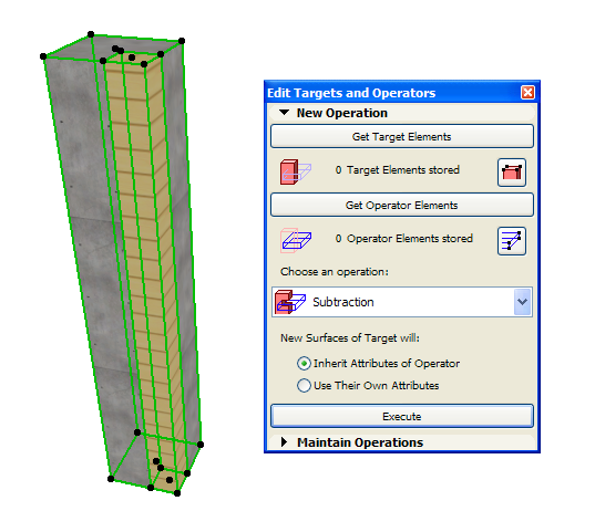 CREATE INSIDE AND OUTSIDE MAT. IN COLUMN - Graphisoft Community
