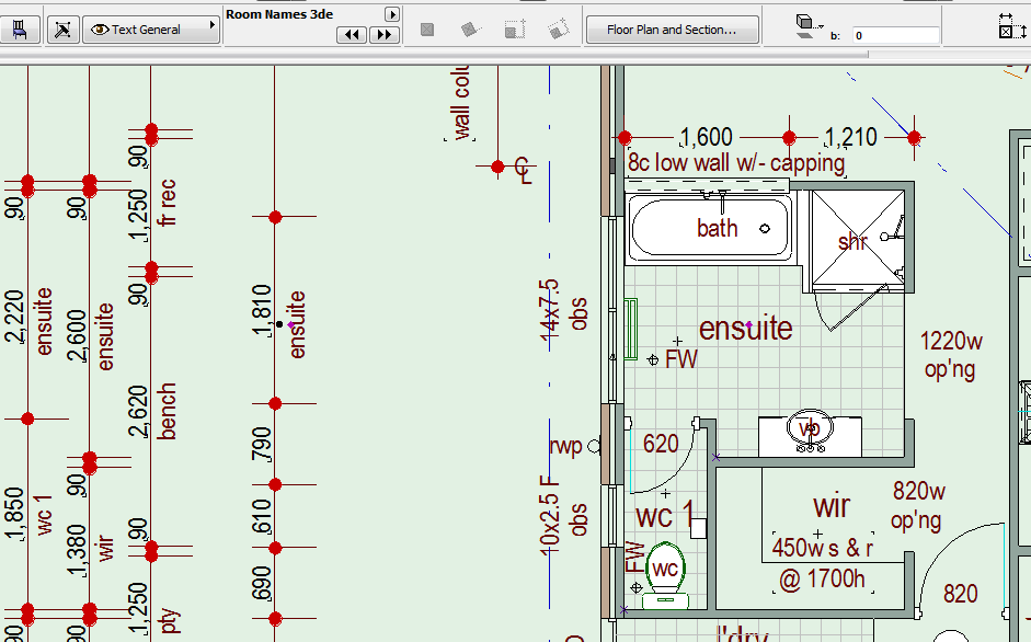 Dimensioning and room names - Graphisoft Community