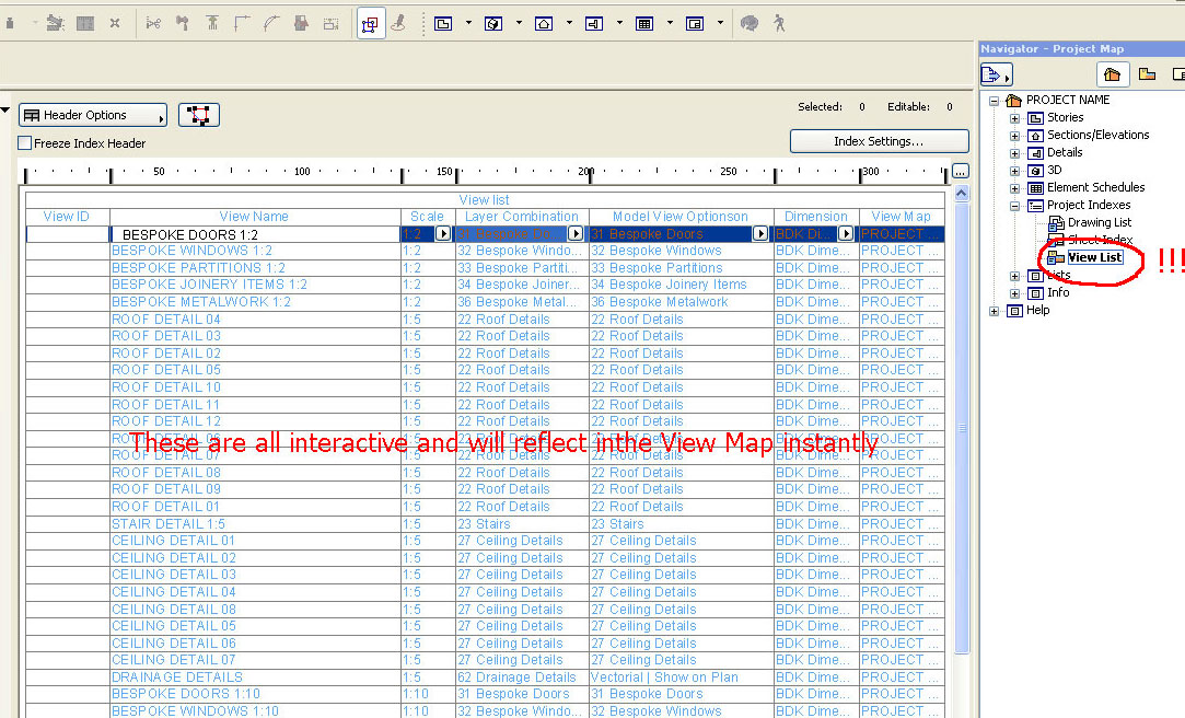 Tip: Using View Lists to Redefine Views - Graphisoft Community