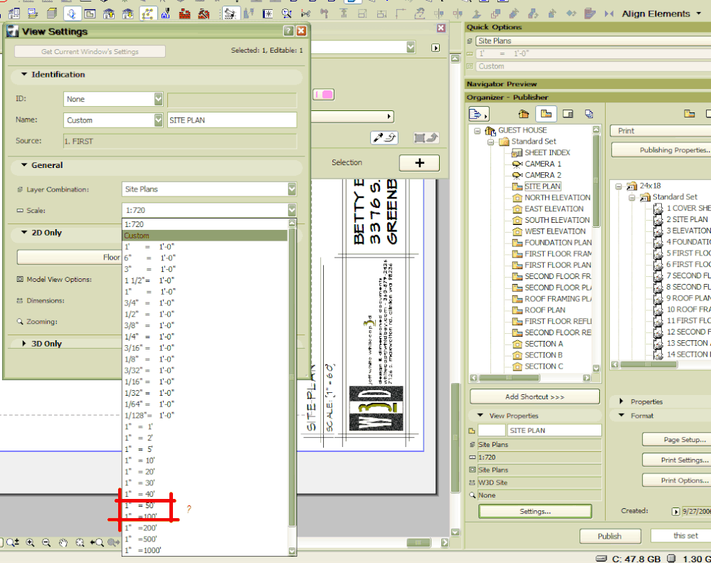 missing scale option - Graphisoft Community