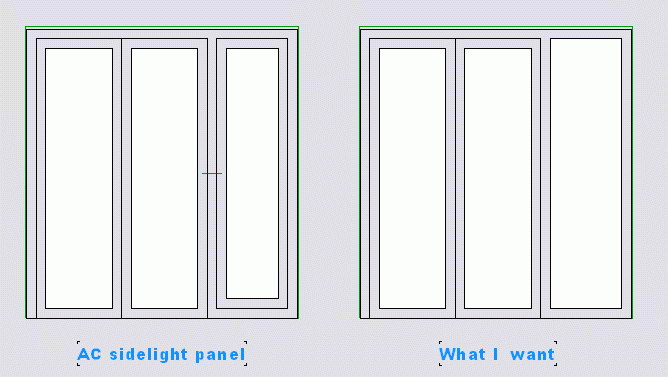 Custom Door Sidelight Panel - Graphisoft Community