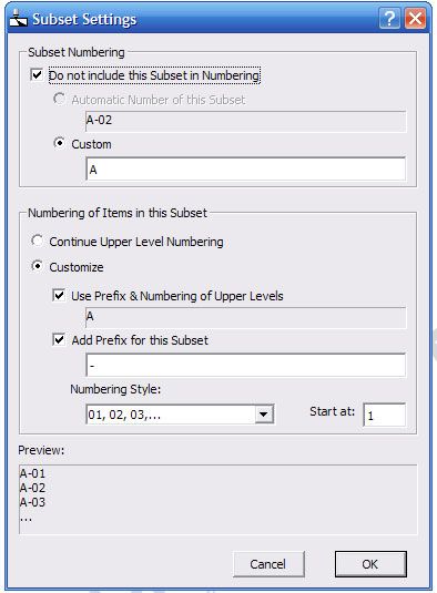 PM subset sheet numbering - Graphisoft Community