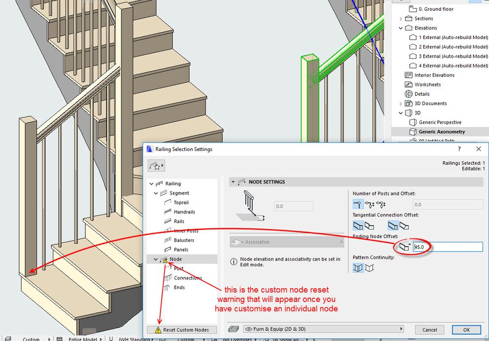 Railing issue with L Shaped Staircase - Graphisoft Community