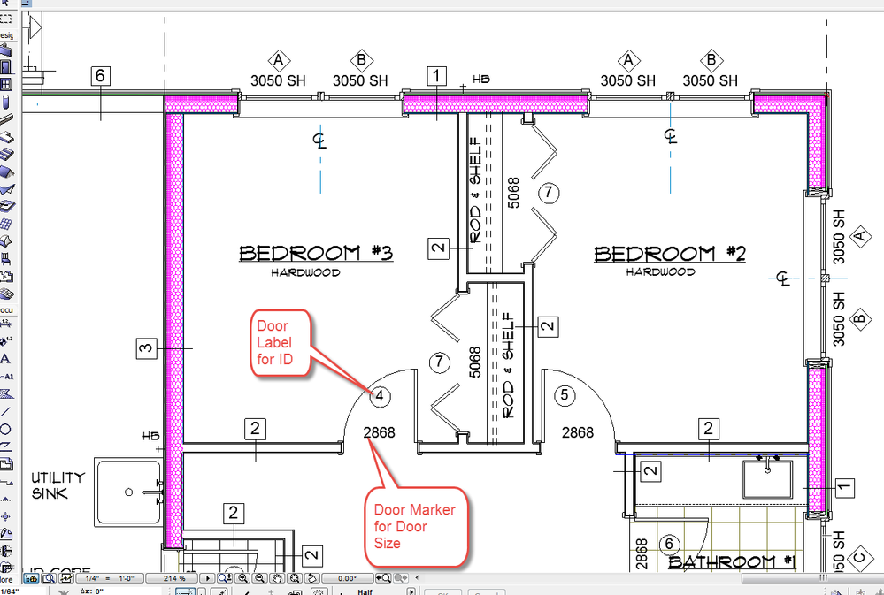 DOOR SCHEDULE AND DOOR "TYPES".....need major help - Graphisoft Community