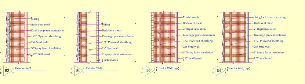Wall types: schedule with plan view? - Graphisoft Community