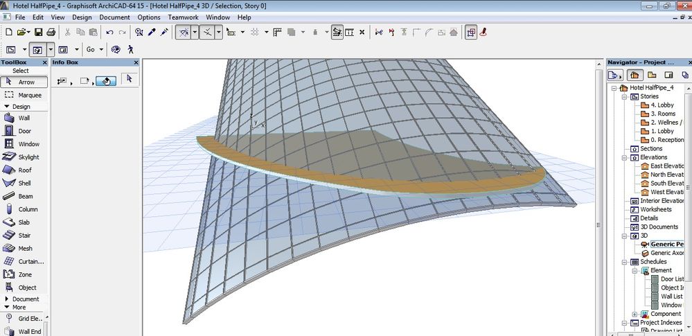 how to trim curtain wall - Graphisoft Community