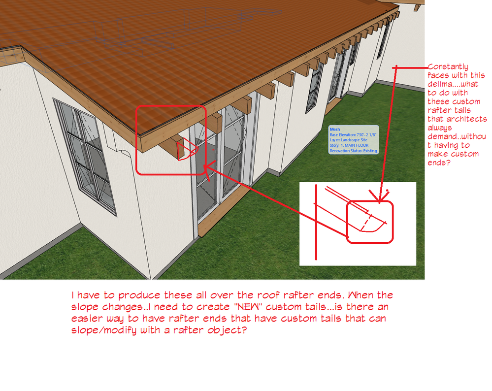 Rafter tails in AC24? how best to do? - Graphisoft Community