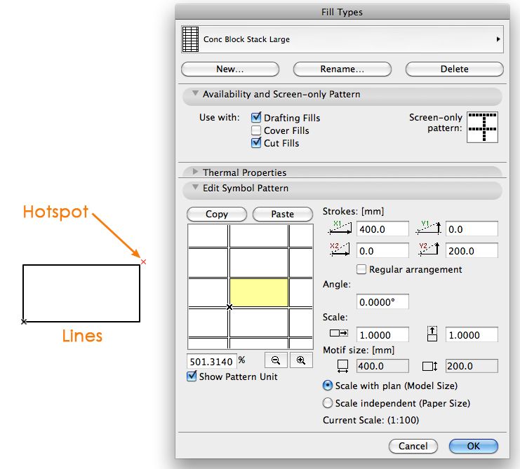 CUSTOM BLOCKWORK FILL - Graphisoft Community