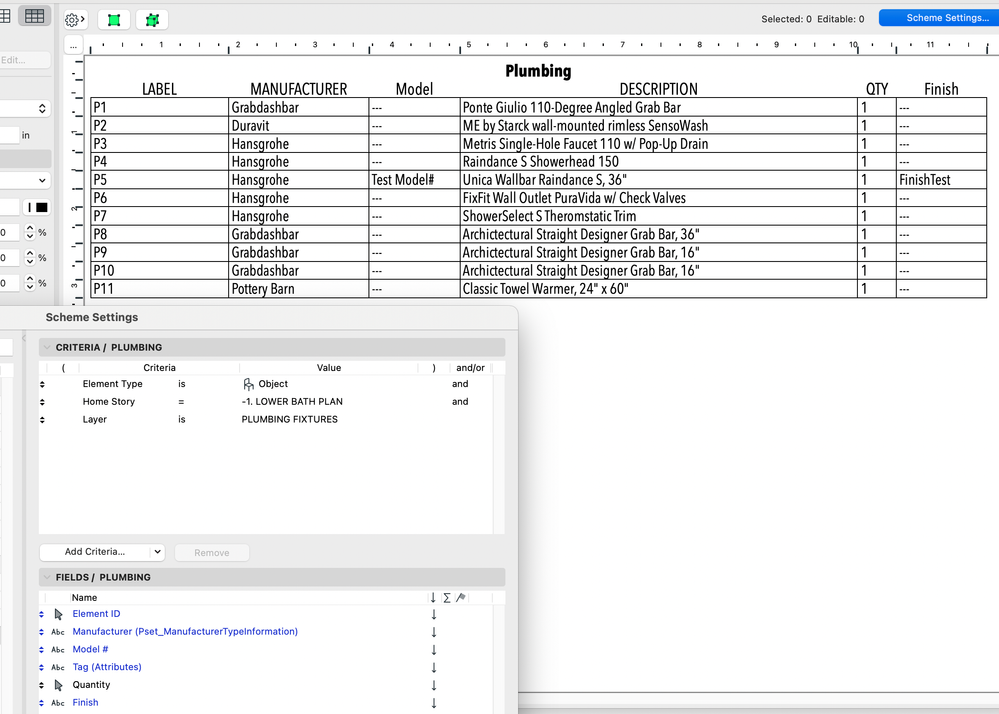 Schedules, Object Categories, Classifications, and... - Graphisoft Community