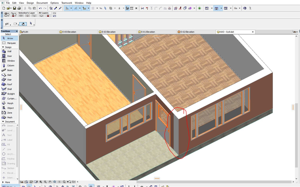 Solved: Edge material prioritized over outside surface mat... - Graphisoft Community