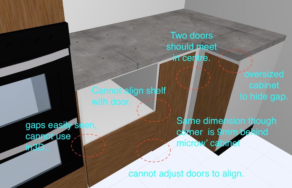 Why is the AC25 Kitchen cabinet tools so bad??? - Graphisoft Community
