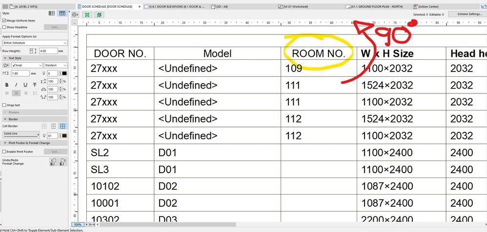 Schedule Text Rotate - Graphisoft Community