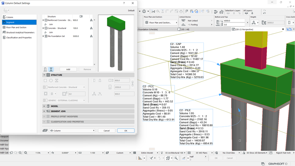 How to extract segmented column / beams properties... - Graphisoft Community