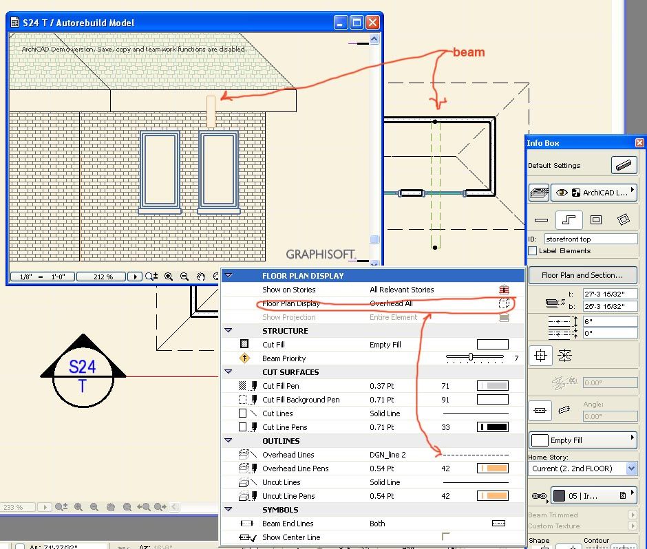 beam tool outlines settings - Graphisoft Community