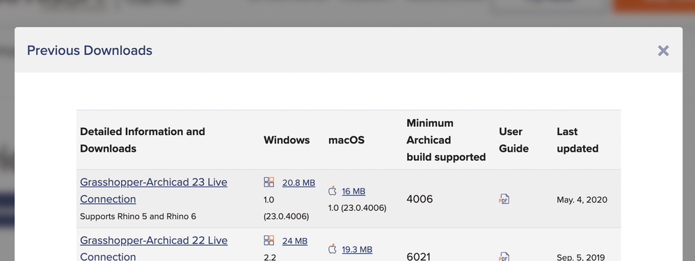 Solved: Grasshopper - AC23 live connection links NOT WORKI... - Graphisoft Community