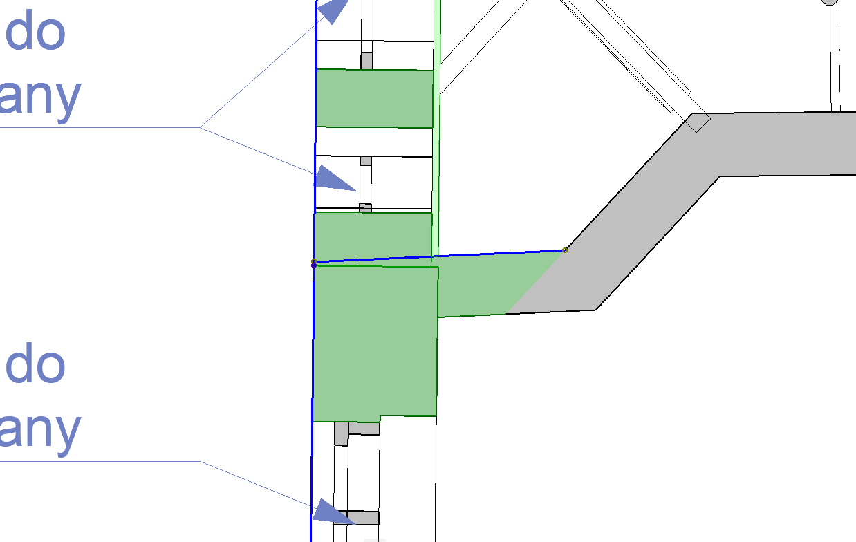Solved: Three different angled walls connection - Graphisoft Community