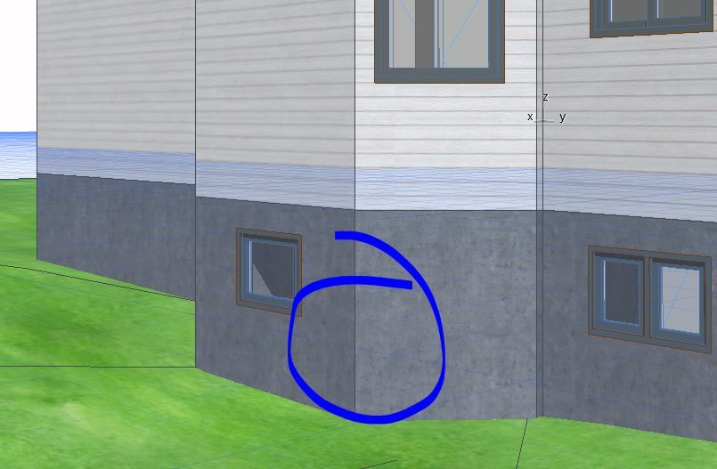 Concrete Fill in elevation - Graphisoft Community