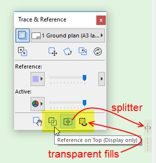 Trace reference wall windows obscured - Graphisoft Community