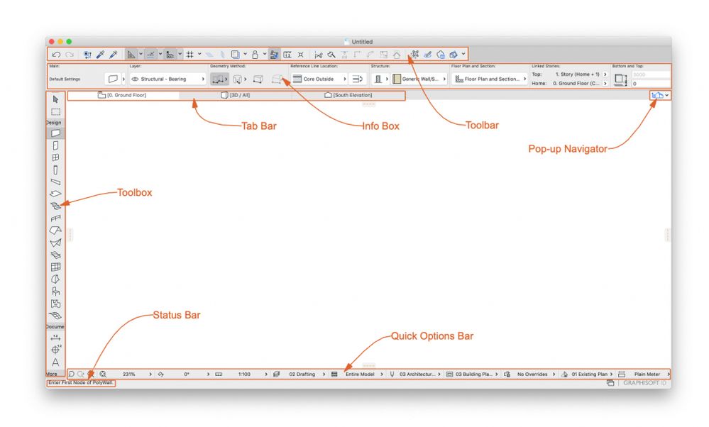 The Archicad interface - Graphisoft Community