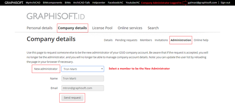 Modifique o Administrador do Graphisoft ID da Empr... - Graphisoft Community