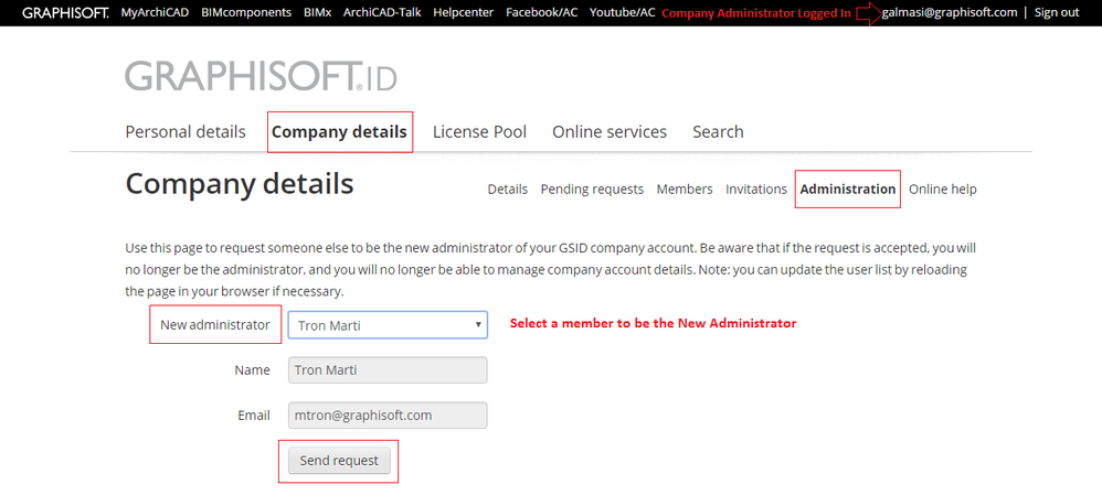 Como Modificar o Administrador do Graphisoft ID de... - Graphisoft Community