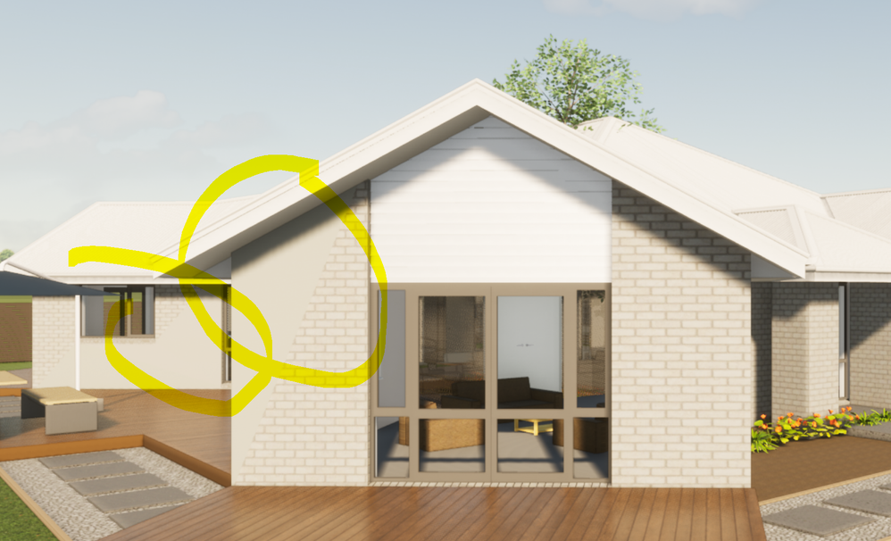 Texture issues on angled walls - Graphisoft Community