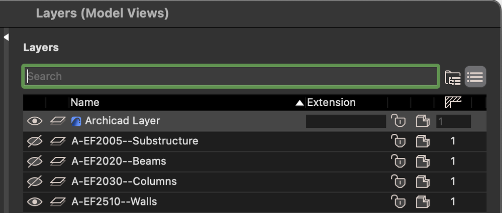 Layer View on/off Control - Graphisoft Community