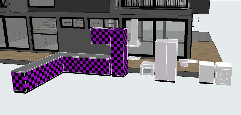 Why does imported object displays strange checkere... - Graphisoft Community