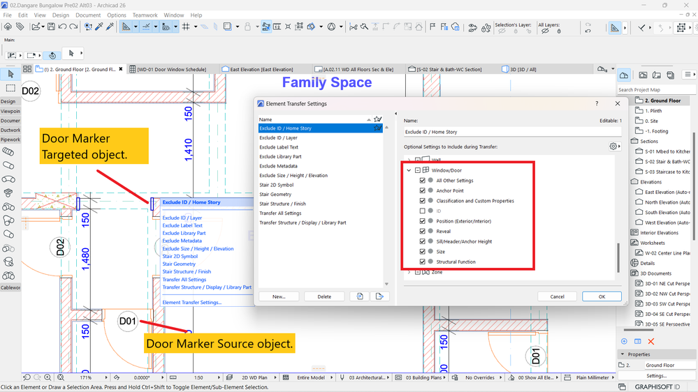 How to match properties only for Door / Window Mar... - Graphisoft Community