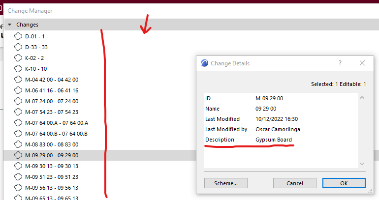 Solved: Show Custom Scheme in Change Manager - Graphisoft Community