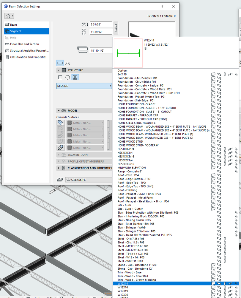 Solved: Complex Profile Missing from Hotlink - Graphisoft Community
