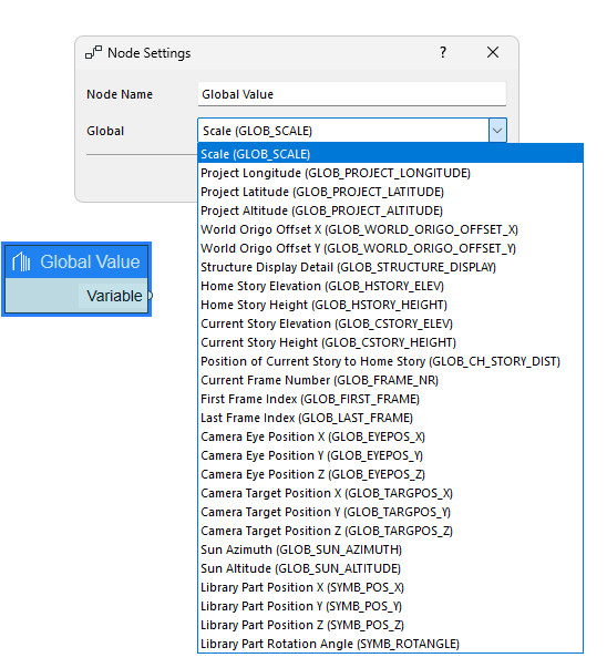 Missing Global values in PARAM-O "Global Value" no... - Graphisoft Community