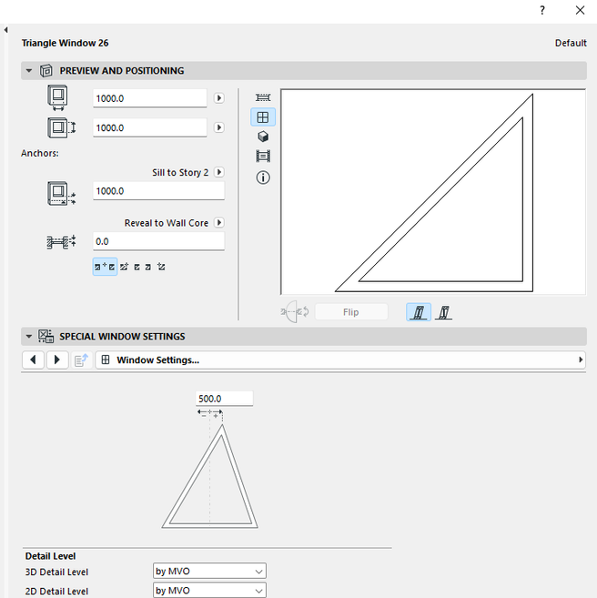 Right Angle Triangle Window - Graphisoft Community