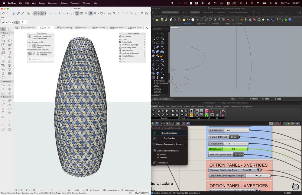 Grasshopper Connection - New version 4023 and pale... - Graphisoft Community