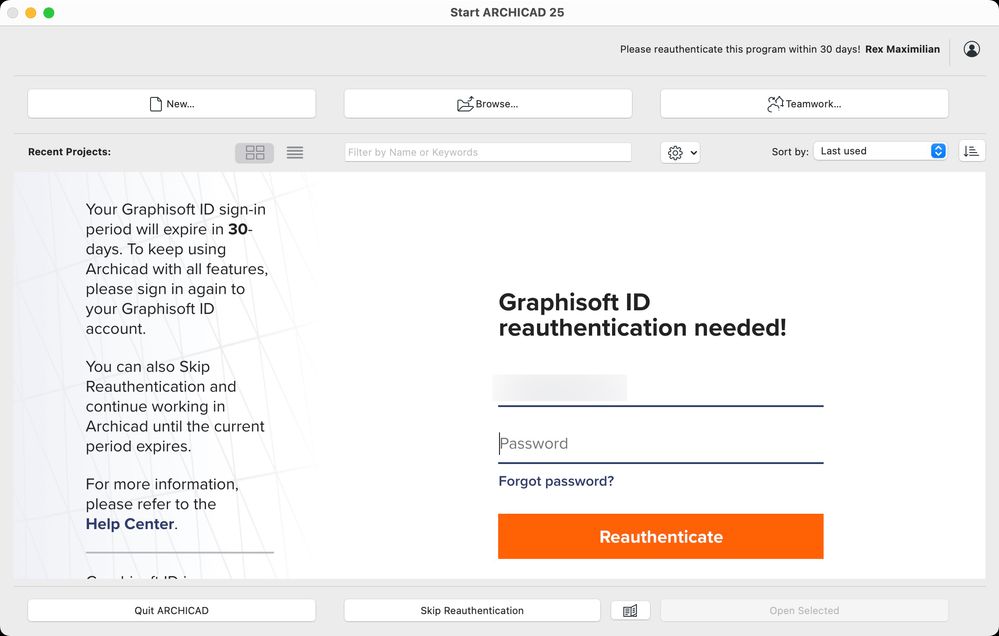 GS ID Authentication - Graphisoft Community