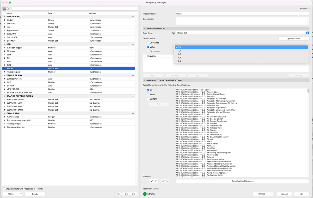 How can I use a sum of values as a parameter for f... - Graphisoft Community