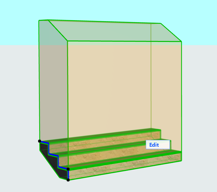 Solved: Stair shown in 3D with frame - Graphisoft Community