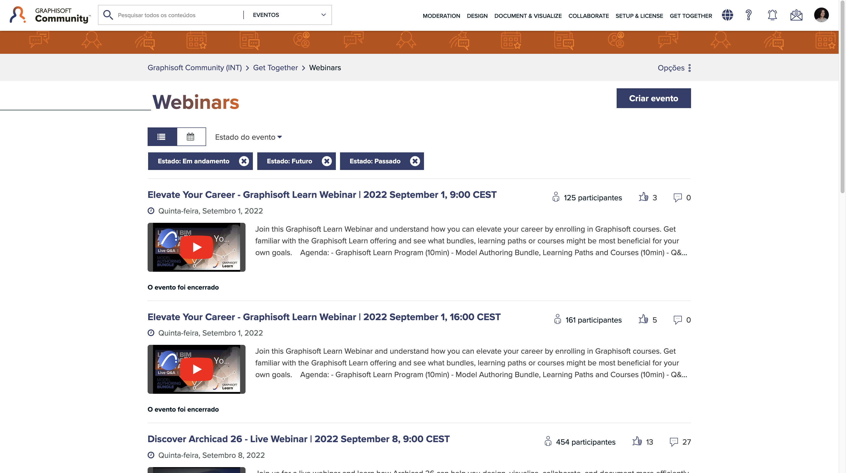 Melhorias no site da Community em 2022 - Graphisoft Community