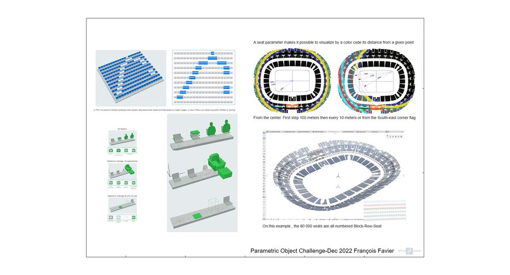 Parametric Stadium Seat Graphisoft Community