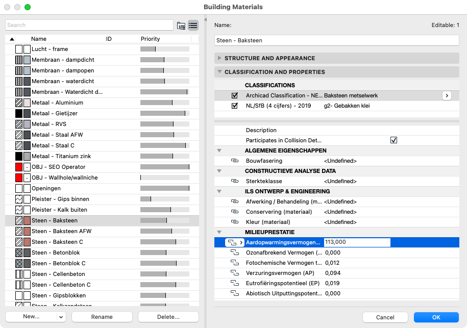 Extracting Building Material Properties with a GDL - Graphisoft Community