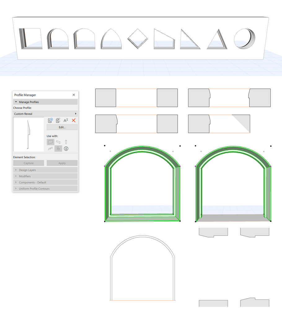 Complex Profile Reveal - Graphisoft Community