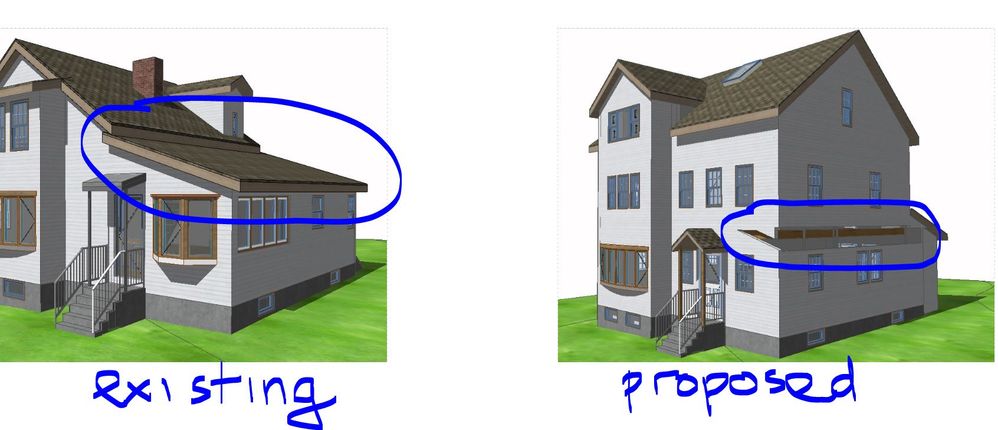 Remove a low roof and build new walls above it - Graphisoft Community