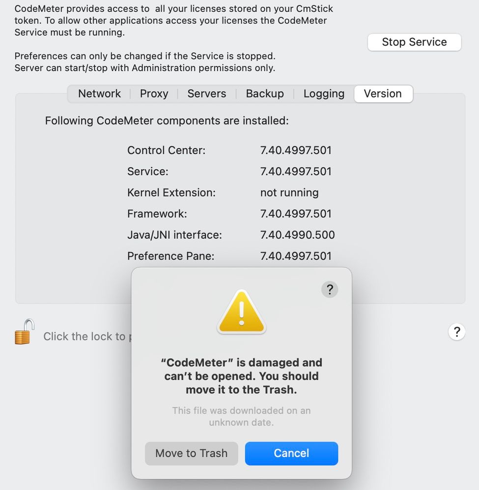 Solved: MacOS Ventura upgrade - Codemeter Driver Damaged -... - Graphisoft Community