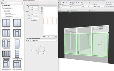Solved: Window with different thickness of inner frame - Graphisoft Community
